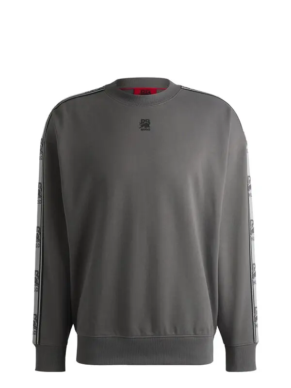 Hugo Boss Pure Cotton Comfortable Sweatshirt - Black
