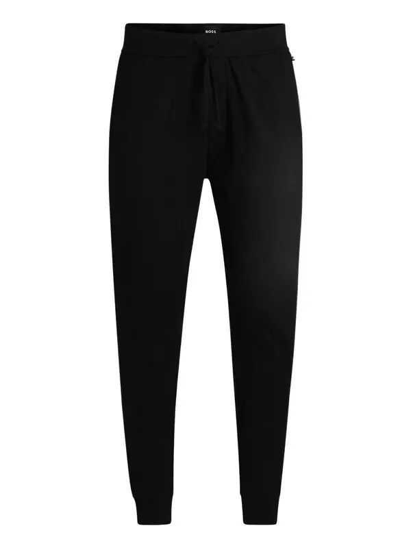 Hugo Boss Authentic Fleece Closed Cuff Joggers - Black