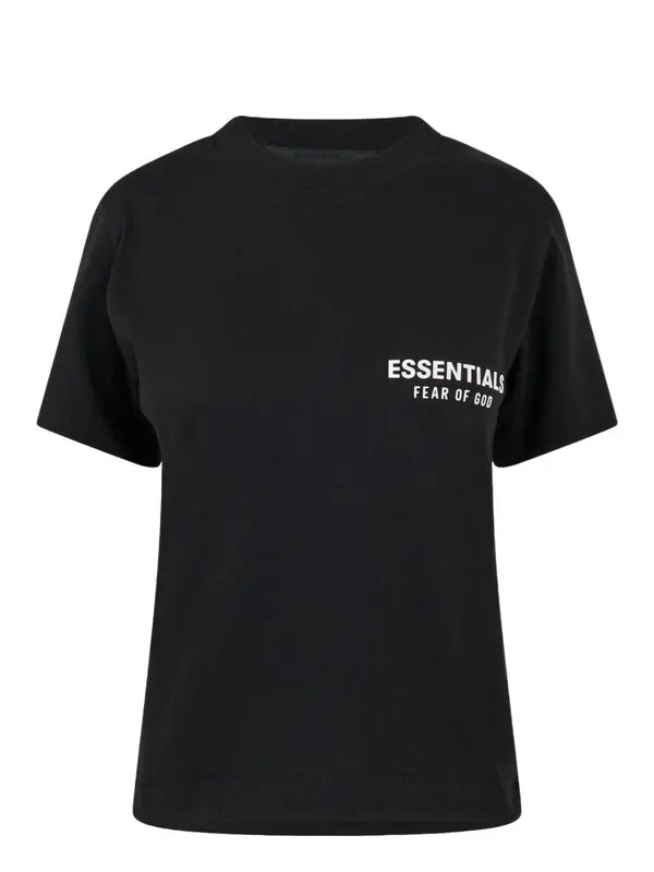 Fear Of God Logo Detail T-shirt - Black