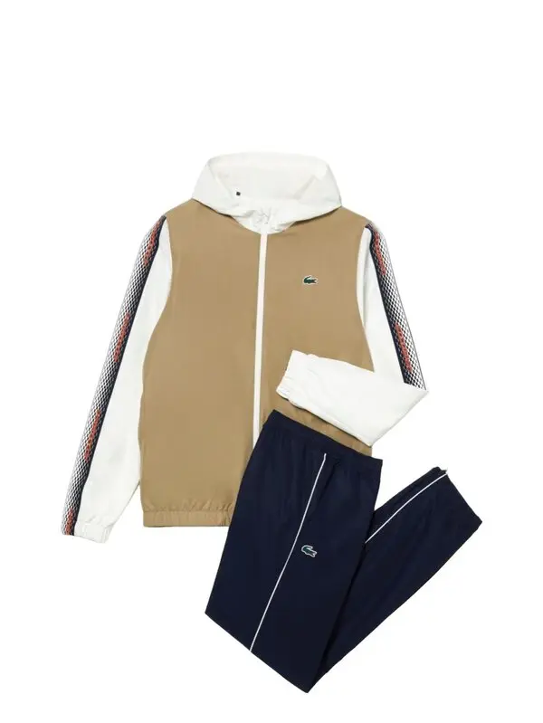 Lacoste Colour Block Tracksuit - Black