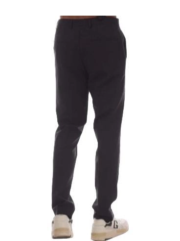 Hugo Boss Slim Fit Virgin Wool Blend Trousers - Black