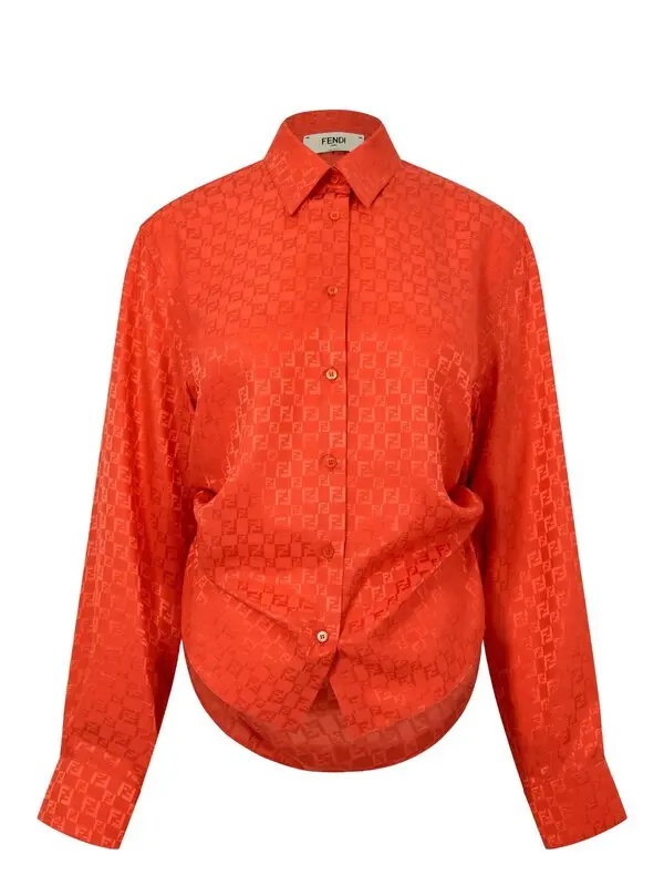 Fendi Simple Shirt - Red