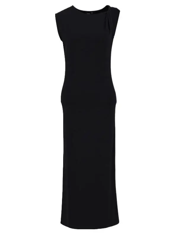 Barbour Sleeveless Round Neck Maxi Dress - Black