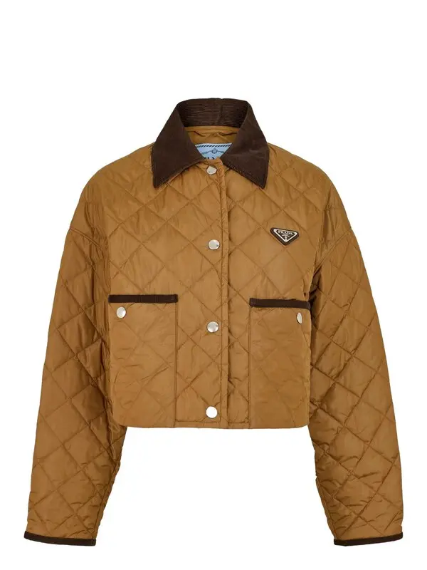 Prada Quilted Cropped Jacket - No