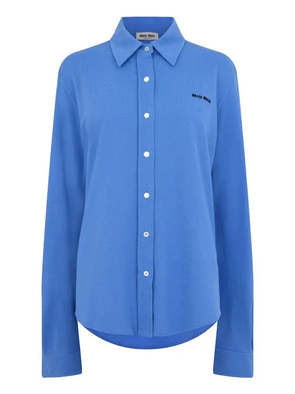 Miu Miu Versatile Shirt - Blue