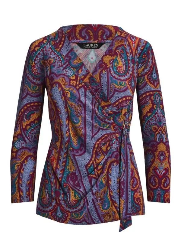 Ralph Lauren Jainab Wrap Top - Multicolor