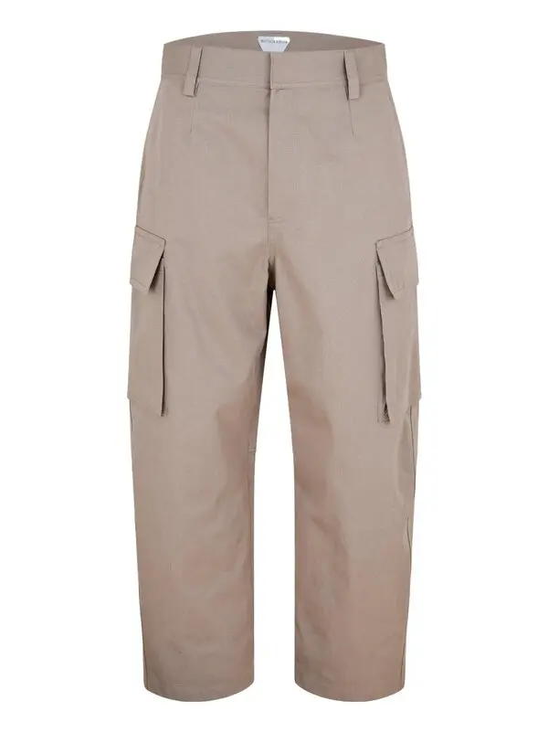 Bottega Veneta Casual Cargo Pants - Nude