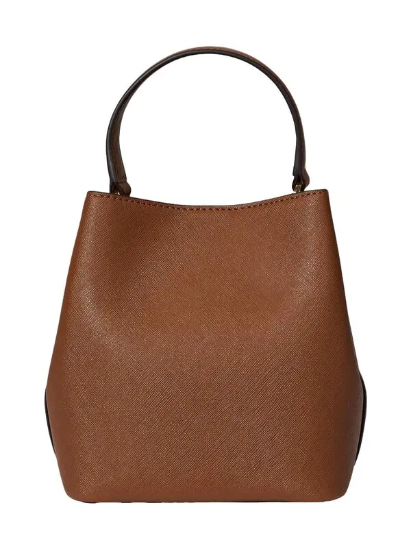 Ralph Lauren Leather Mini Bucket Bag - Brown