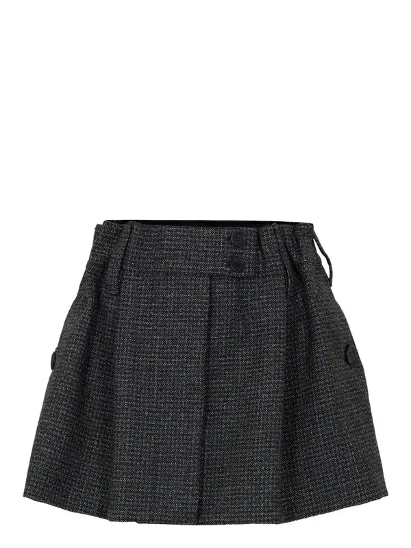 Prada Mini Skirt - Black