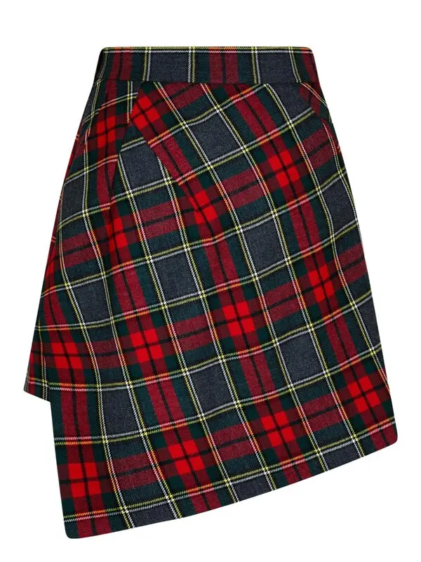 VIVIENNE WESTWOOD Tartan Mini Skirt - Black