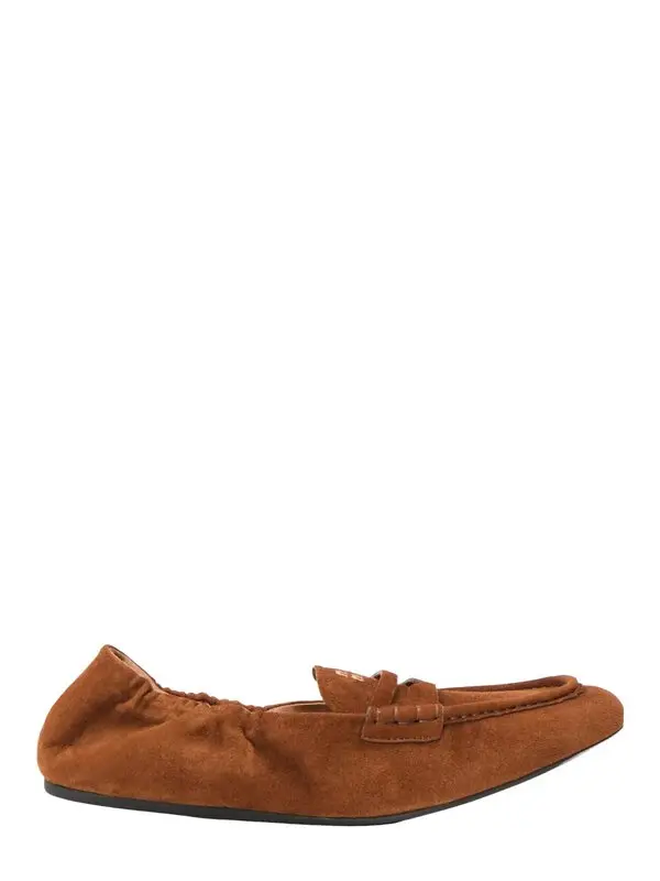 Miu Miu Aviator Loafers - Brown