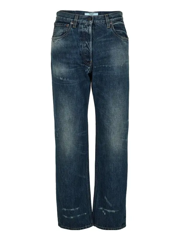 Prada Straight-leg Jeans - Black