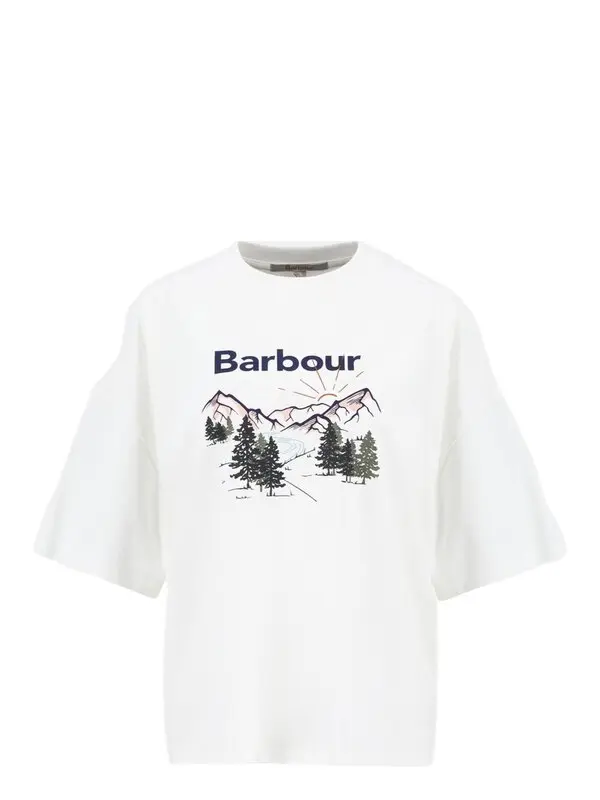 Barbour Harper Graphic T-shirt - Cloud