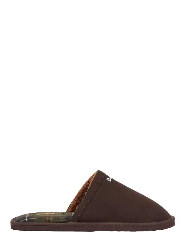 Barbour Everitt Mule Slippers - Brown