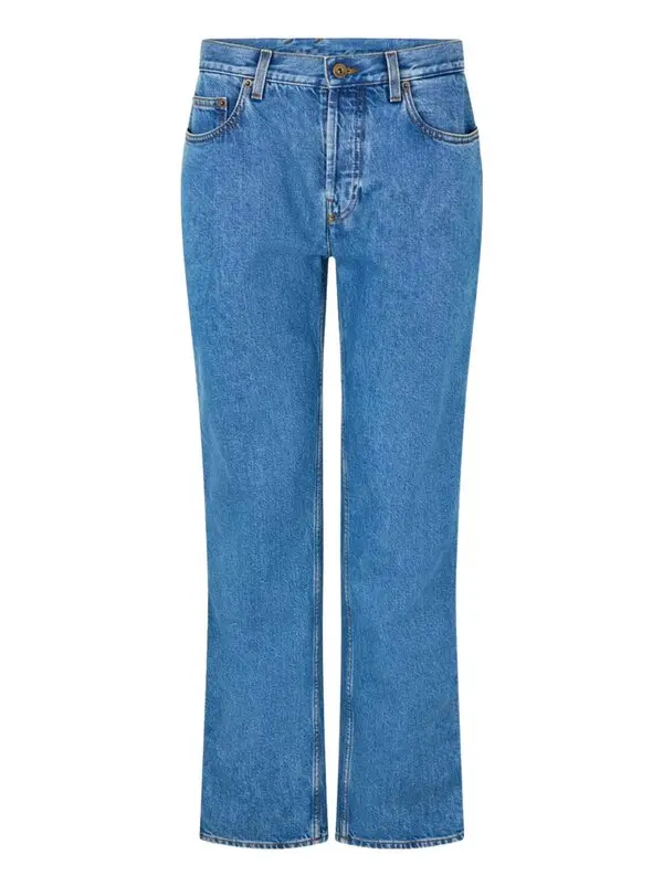 Burberry Wide-leg Jeans - Blue