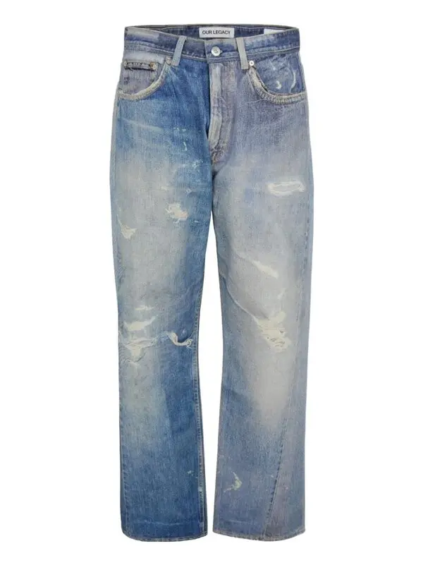Our Legacy Straight-leg Jeans - Gray