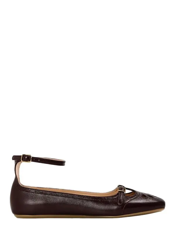 Chloé Mary Jane Ballet Flats - Black