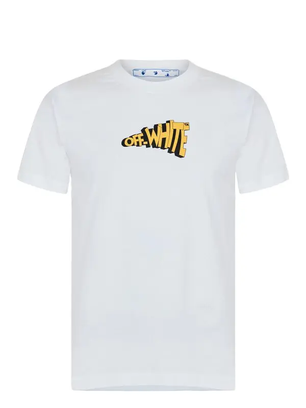 Off-White Logo Short Sleeve T-shirt - White