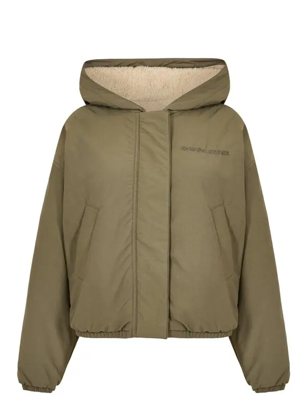 Canada Goose Hooded Cropped Jacket - Green