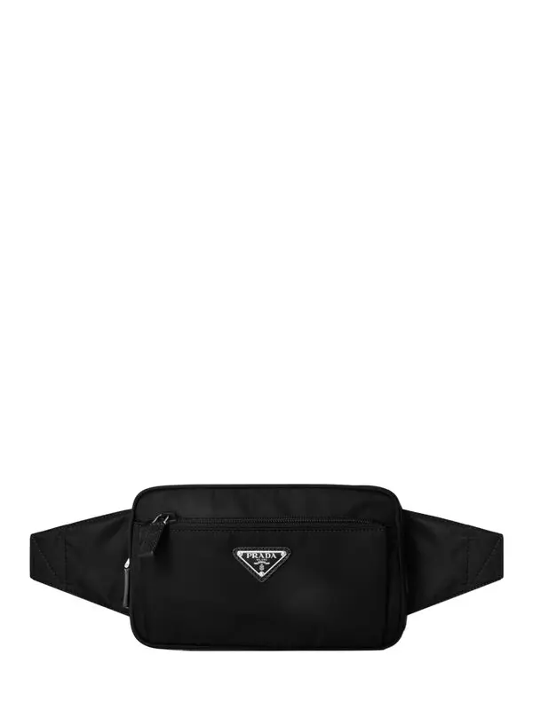 Prada Logo Belt Bag - Black