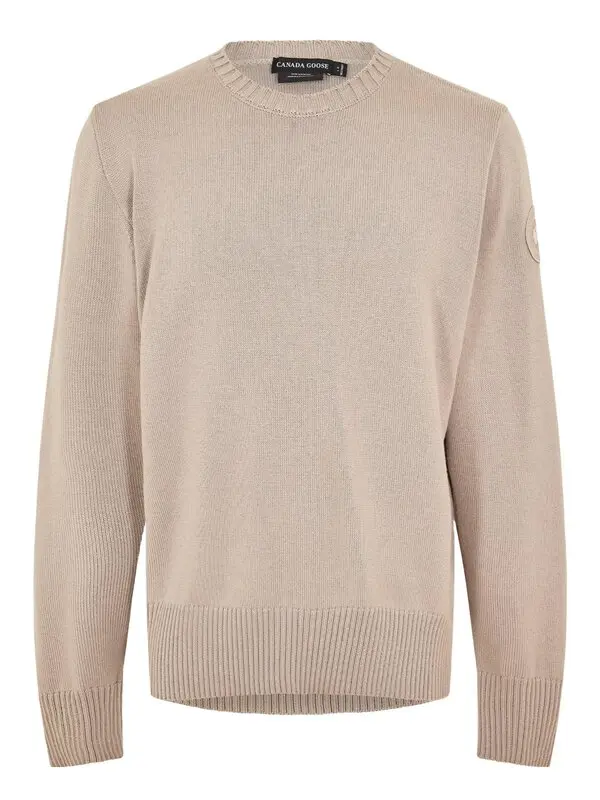 Canada Goose Fine-knit Crew Neck Sweater - Nude