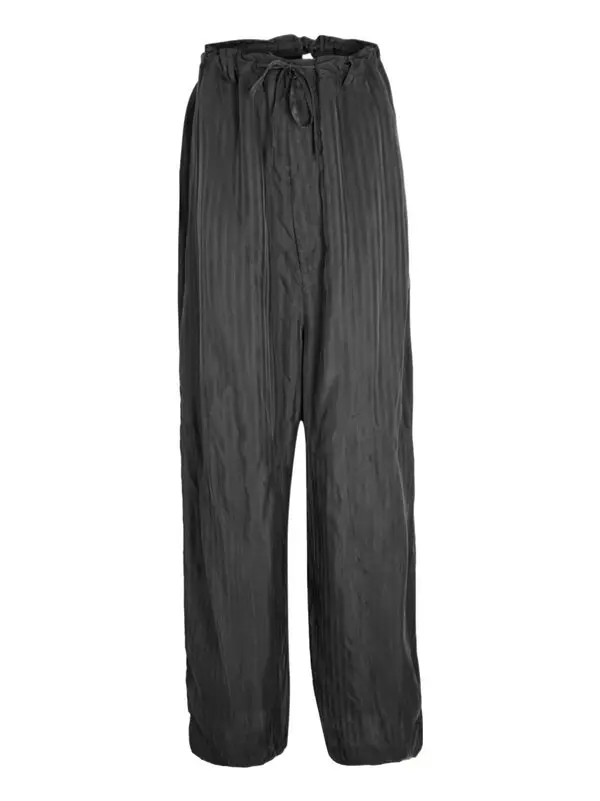 Balenciaga Wide-leg Tailored Trousers - Black