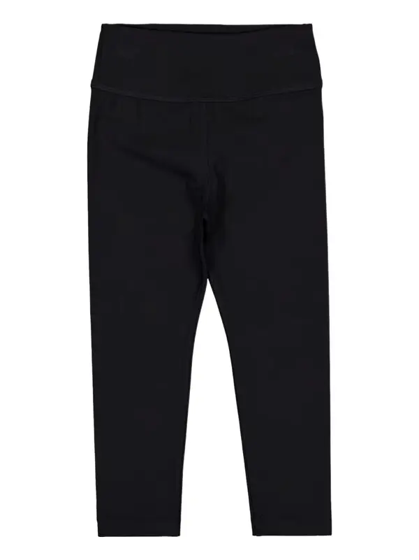 Moncler Logo Patch Leggings - Black