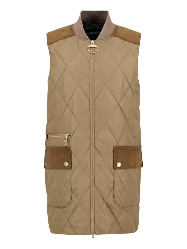 Barbour Lydia Quilted Gilet - Brown