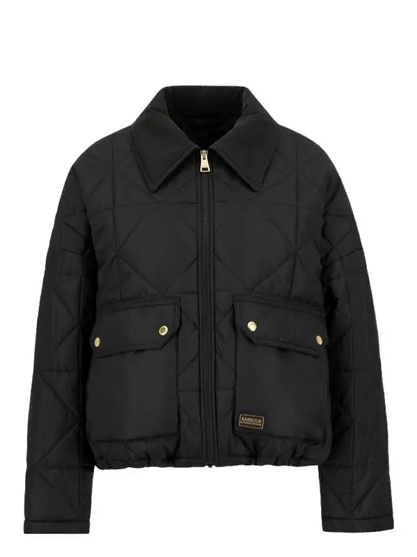 Barbour Long-sleeved Quilted Jacket - Black