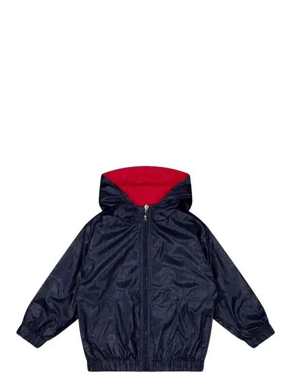 Fendi Printed Lightweight Windbreaker Jacket - Black