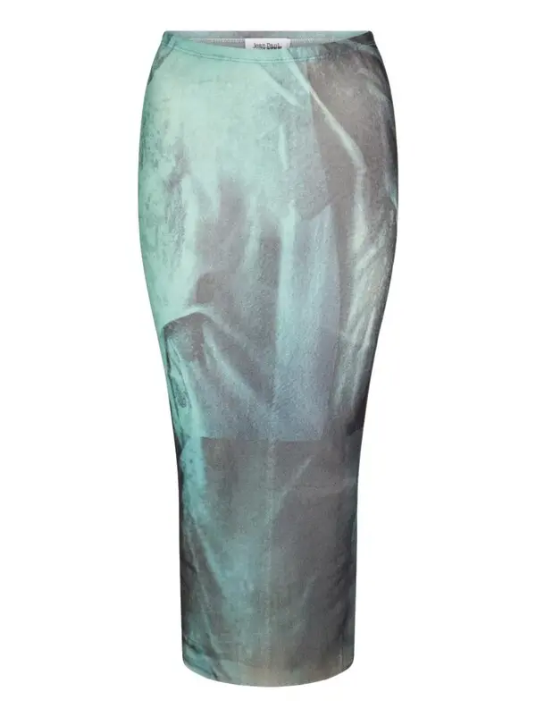 JEAN PAUL GAULTIER Midi Skirt - Gray