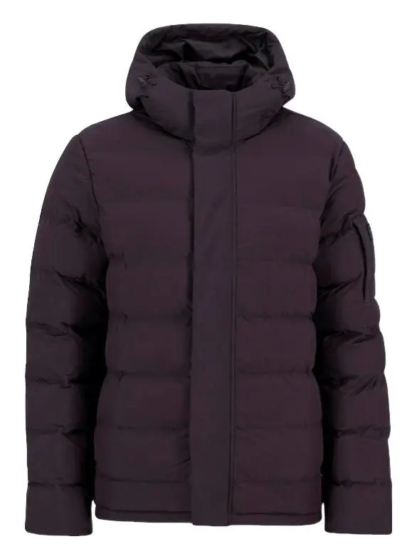 Barbour Long-sleeved Hooded Quilted Jacket - Black