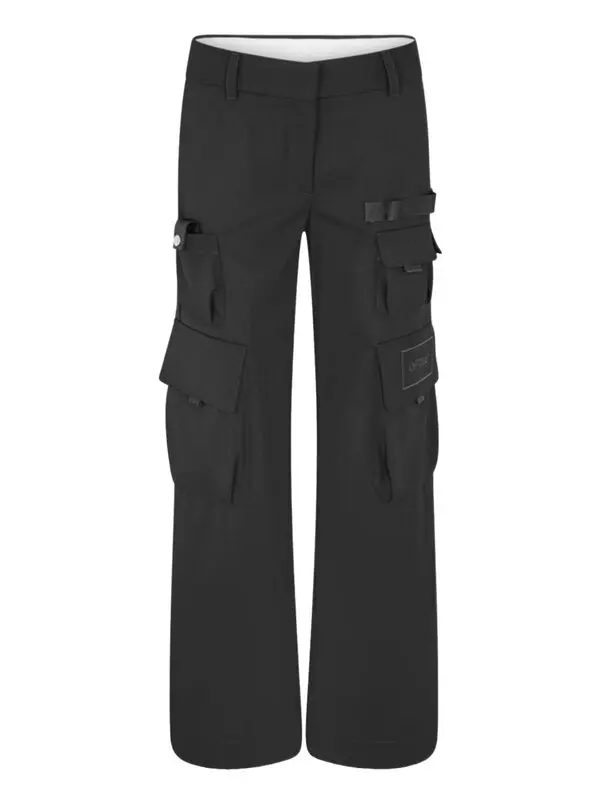 Off-White Wide-leg Cargo Pants - Black