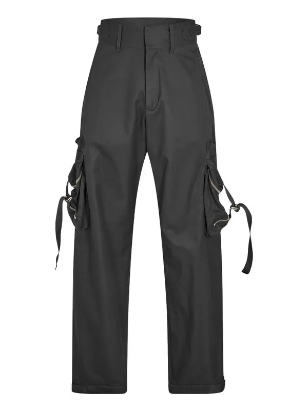 Off-White Wide-leg Cargo Pants - Black
