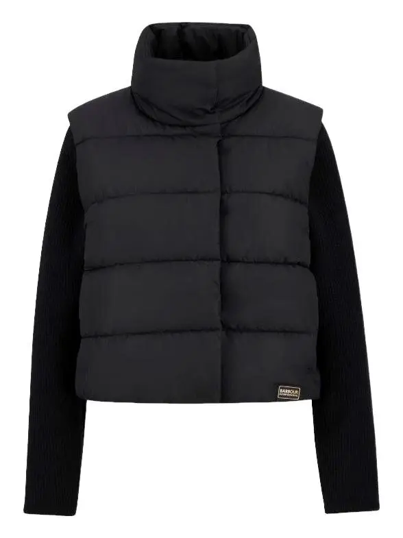 Barbour San Telmo Quilted Sweatshirt - Black