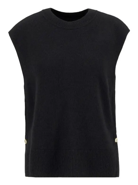 Barbour Sleeveless Sweater - Black