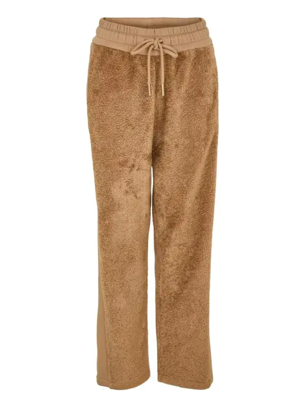 Moncler Elasticated Drawstring Logo Detail Track Pants - Brown