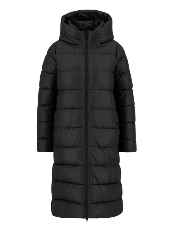 Barbour Long Sleeve Quilted Jacket With Hood - Black