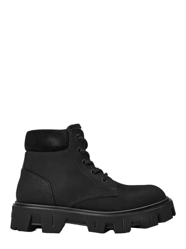 Moncler Front Lace-up Boots - Black