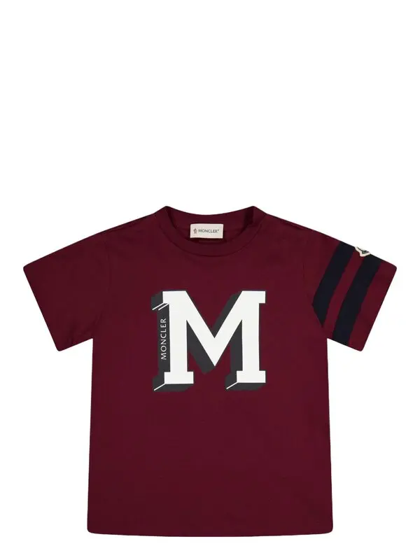 Moncler Logo Crew Neck T-shirt - Brown