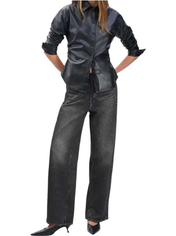 Rag & Bone Elastic Waist Jeans - Black