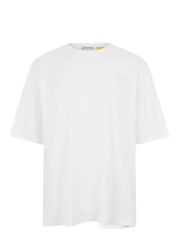 Moncler Logo Crew Neck T-shirt - White