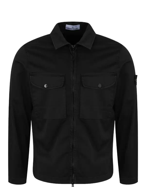Stone Island Raso Overshirt - Black