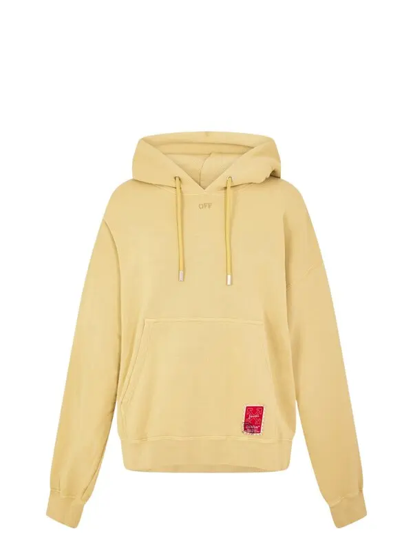 Off-White Printed Sweatshirt - Nude