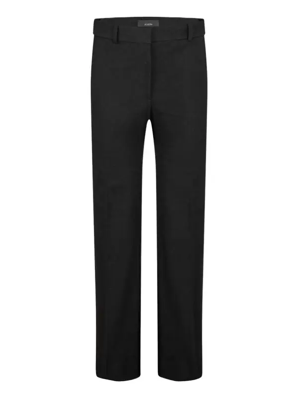 JOSEPH Belt Loop Tailored Trousers - Black