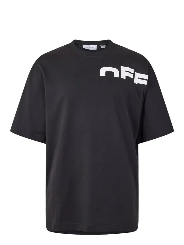 Off-White Logo Crew Neck T-shirt - Black