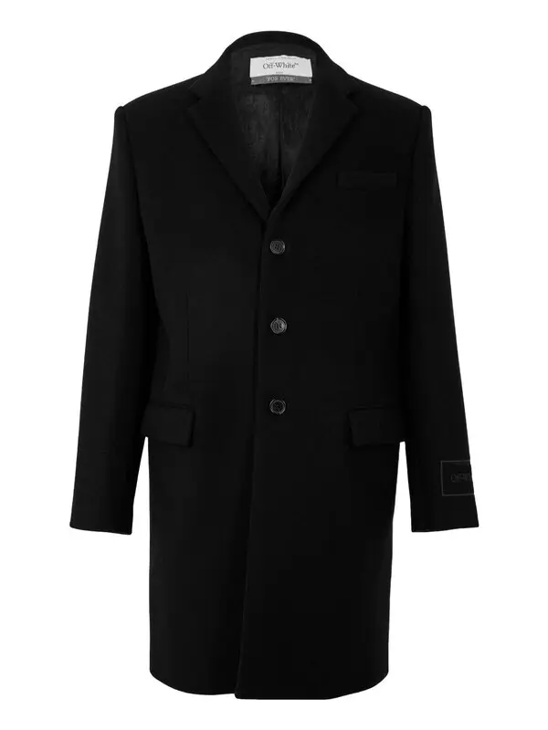 Off-White Slim Coat Sn99 - Black