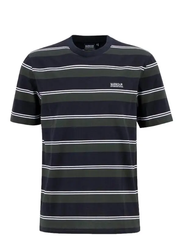 Barbour Bruce Striped T-shirt - Black