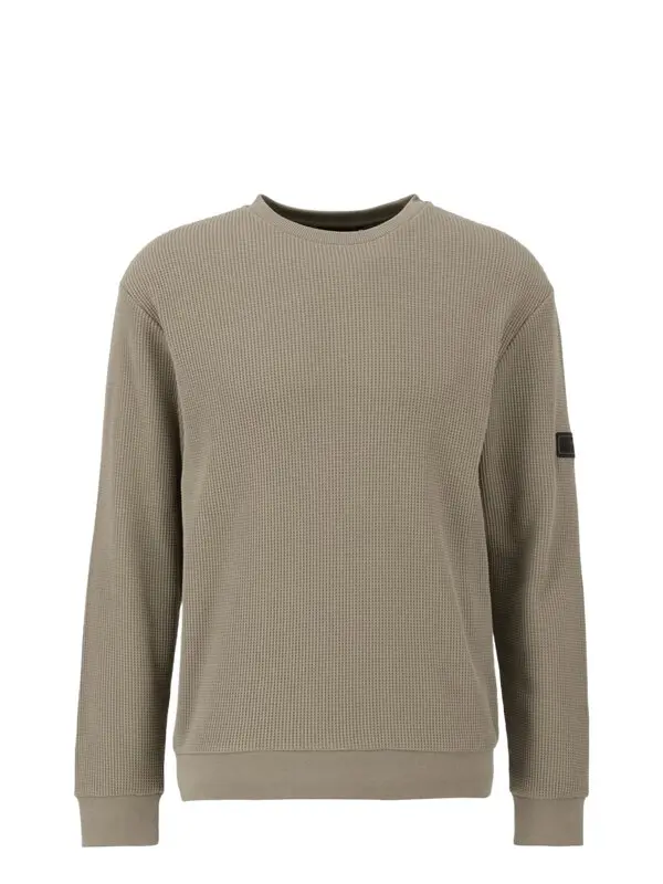 Barbour Curve Crew Sweatshirt - Brindle