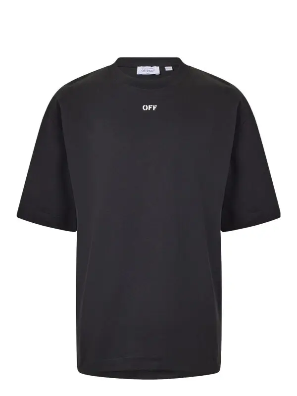 Off-White Logo Crew Neck T-shirt - Black